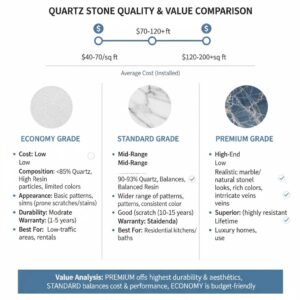 Quartz Stone Buying Guide - How to Choose Quality Countertops